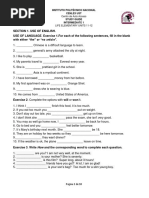 TOEFL ITP Level 2 - Multiple Choice Questions | PDF | Multiple Choice ...