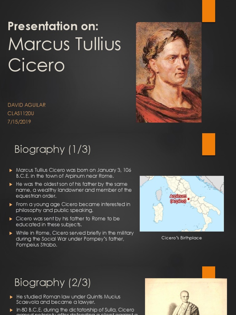 Cicero: Life and Letters Overview | PDF | Cicero | Ancient Rome