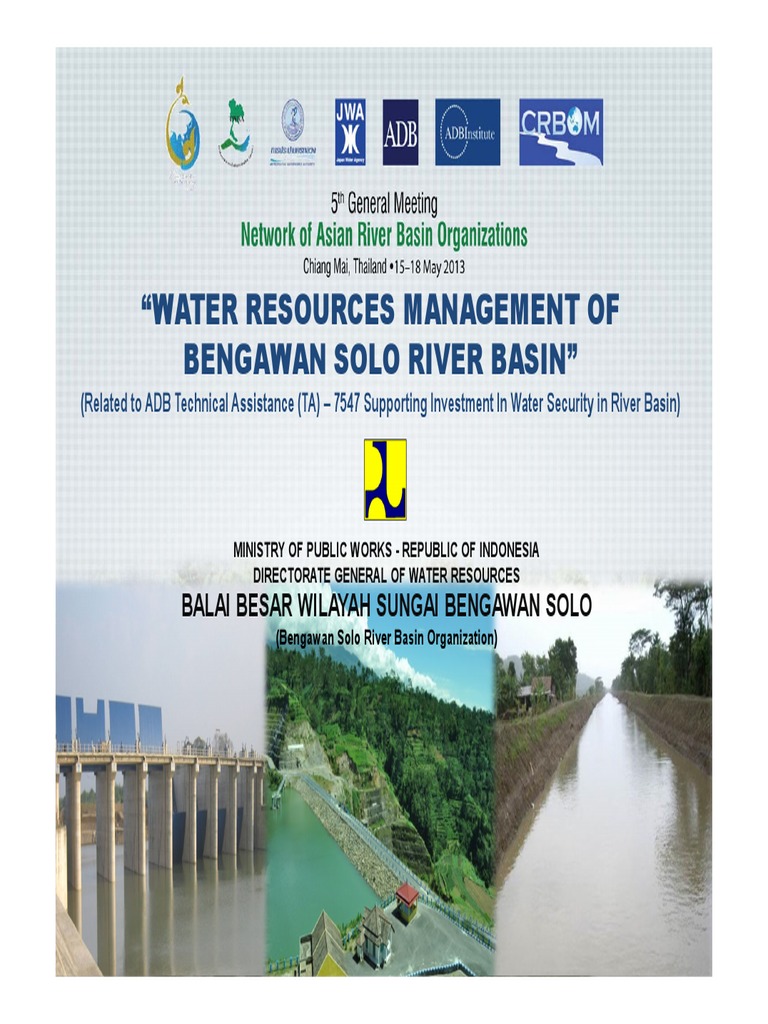WRM of Bengawan Solo River | PDF | Water Resources | Flood
