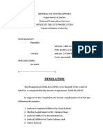 Sample Prosecutors Resolution Involving Homicide | PDF | Self Defense ...