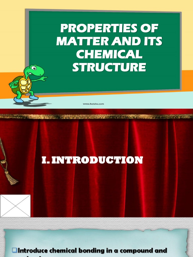 Properties of Matter and Its Chemical Structure | PDF | Covalent Bond ...