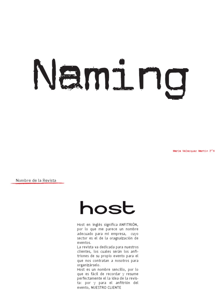 Naming PDF | PDF