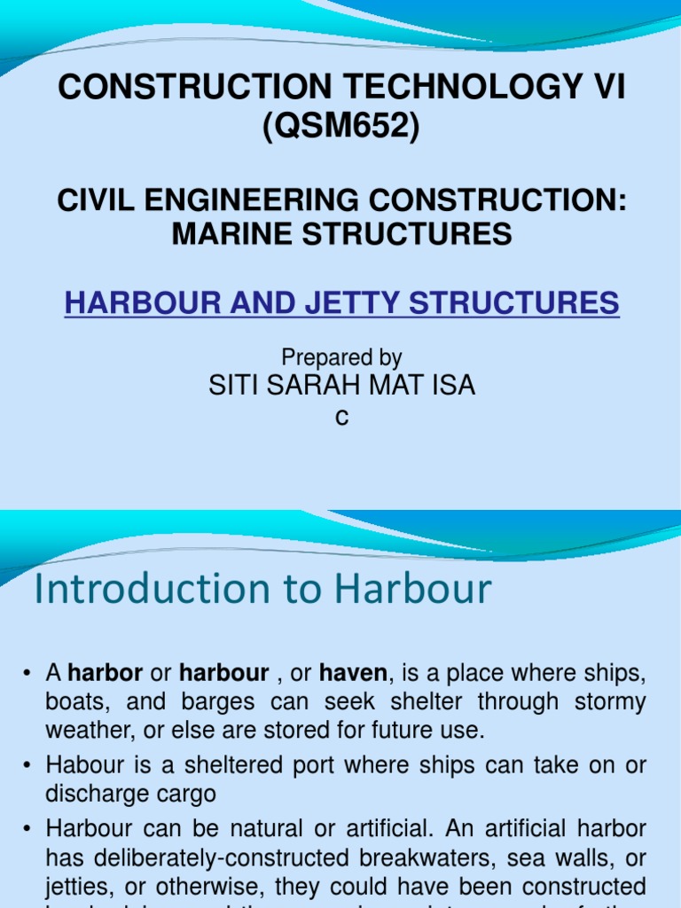 Harbour and Jetty Structures PDF | PDF | Wharf | Shipping