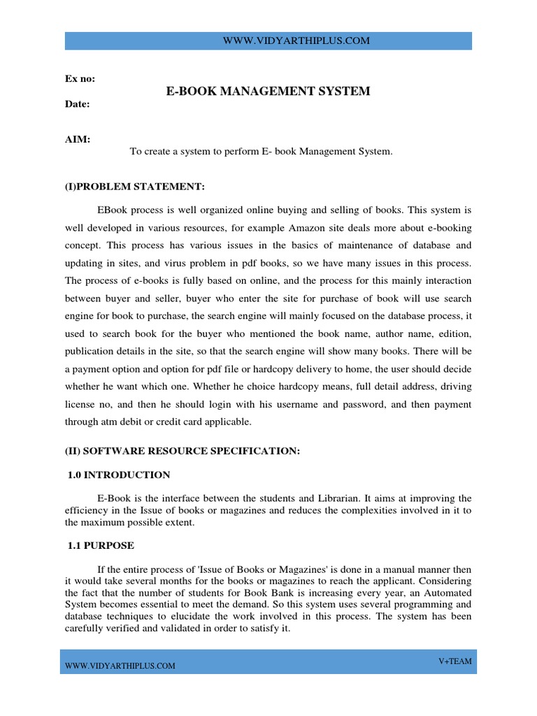 E-Book Management System - F | PDF | Component Object Model | World ...