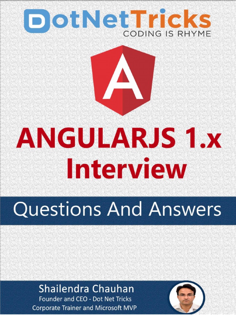 Free PDF For AngularJS Interview Questions Answers by Shailendra ...