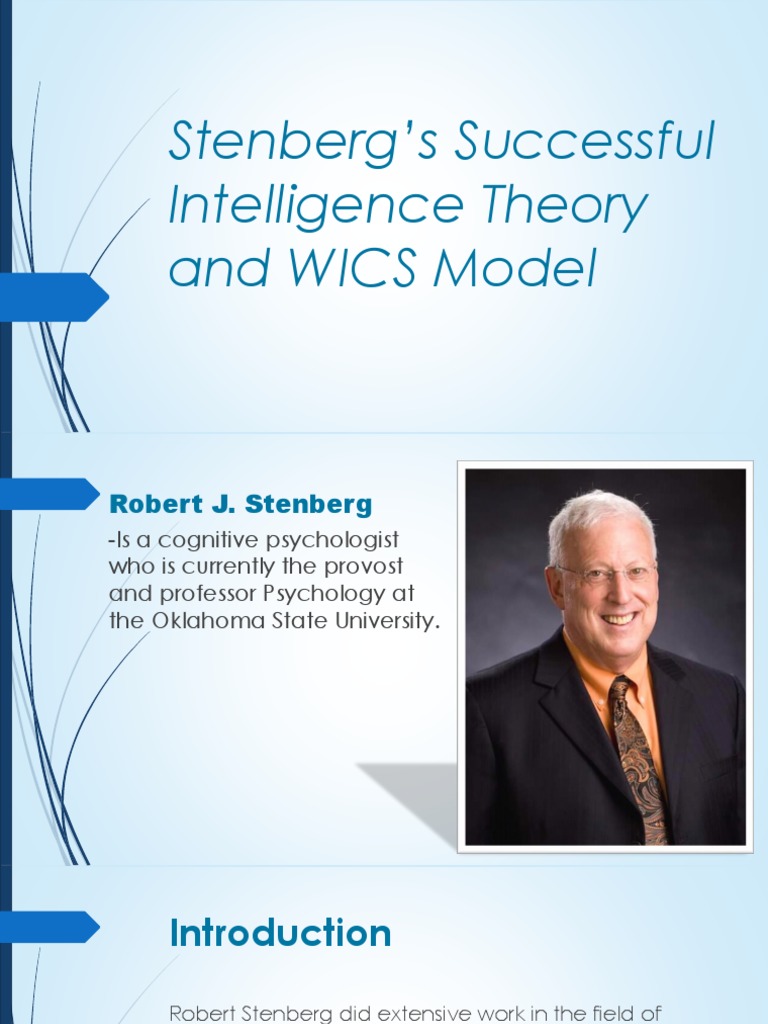 Stenberg's Successful Intelligence Theory and WICS Model | PDF ...