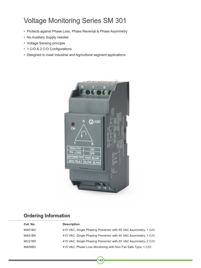Gic SM 301 | Descargar gratis PDF | Relay | Electronics