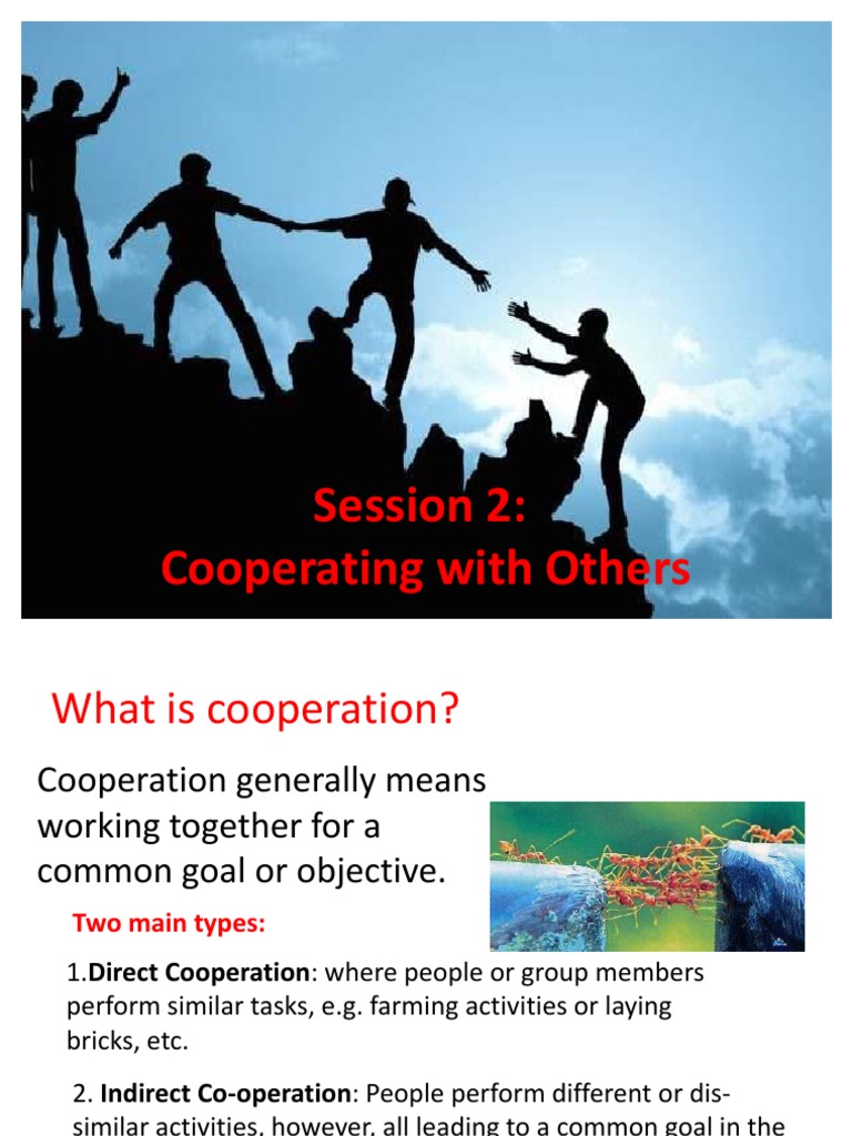Cooperating With Others | PDF | Goal | Social Psychology