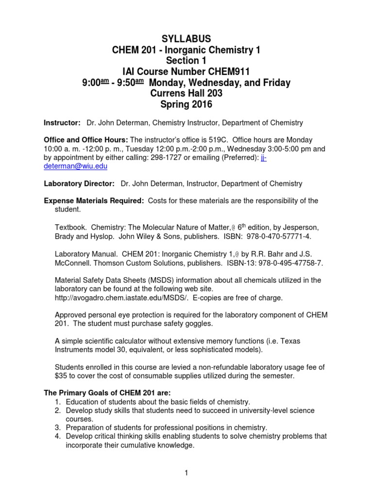 Chem 101 | PDF | Chemical Reactions | Covalent Bond