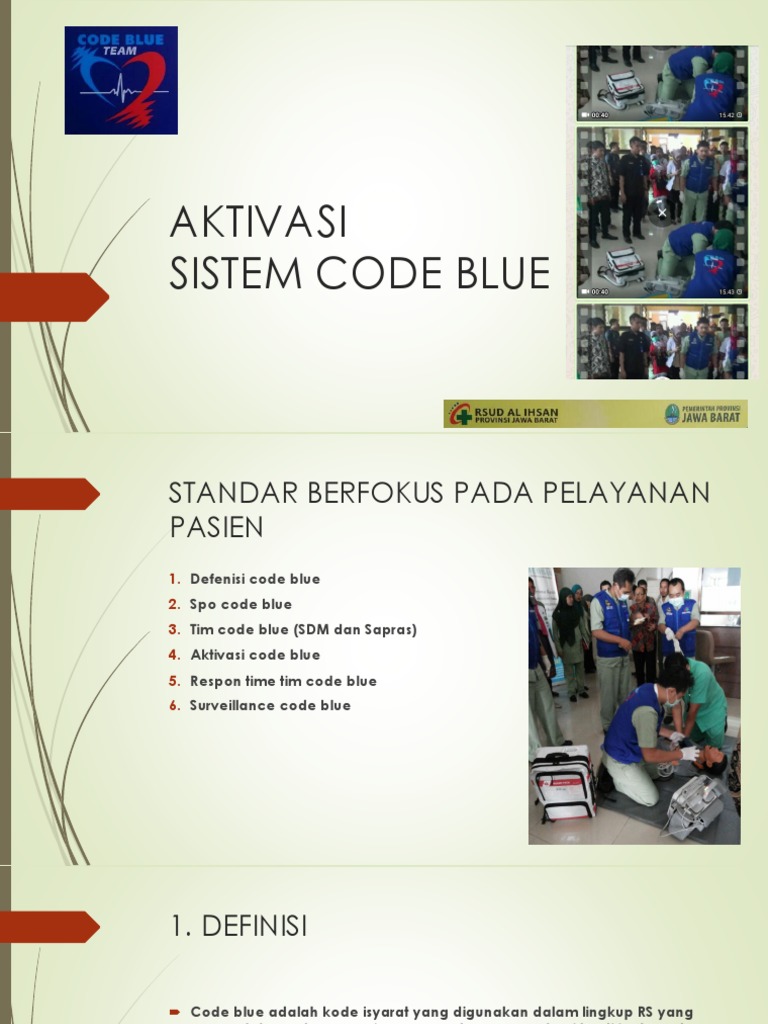 AKTIVASI Code Blue | PDF