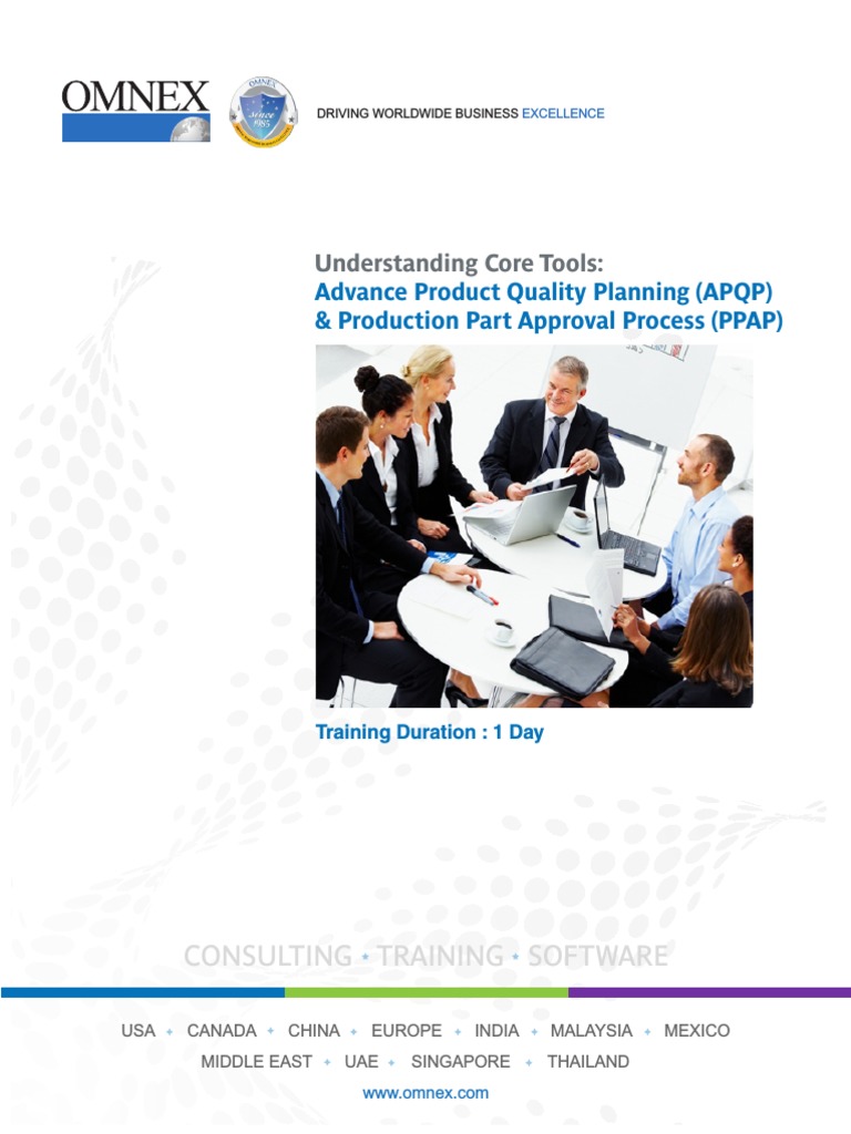 Undstg Core Tools-APQP & PPAP | PDF | Business