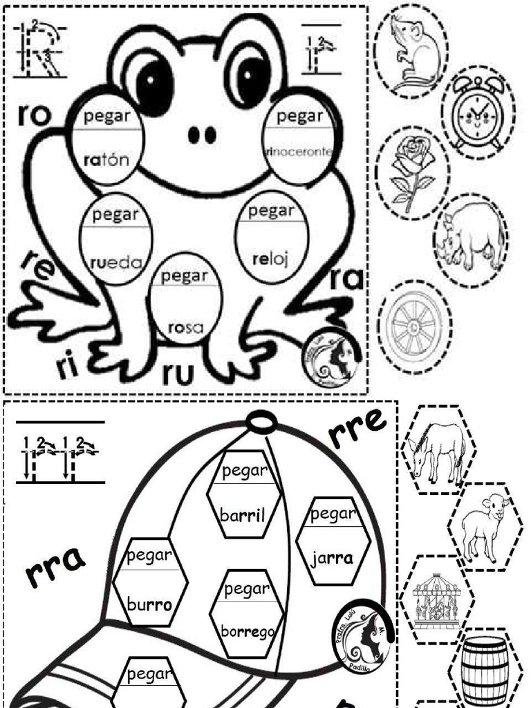 Actividades para Trabajar El Uso de La R y RR PDF | PDF