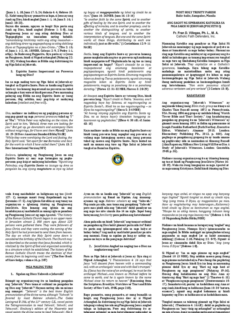 JW Polyeto 1 PDF | PDF