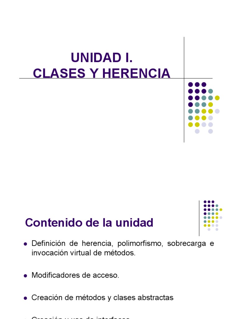 POO II Unidad 1- Herencia Múltiple | Herencia (Programación Orientada a ...