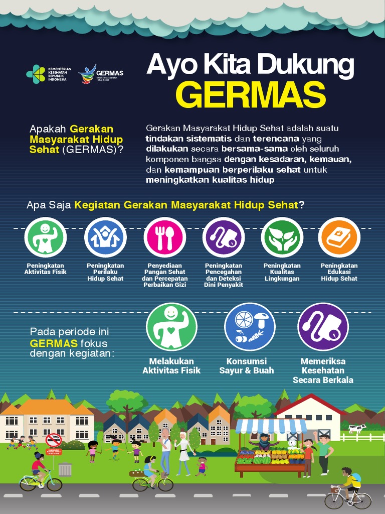 Hidup Sehat dengan GERMAS | PDF | Kesehatan Holistik