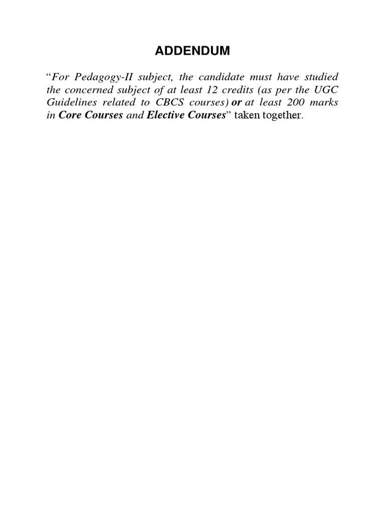Addendum PDF | PDF