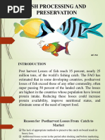 Fish Processing & Preservation | PDF | Food Preservation | Freezing