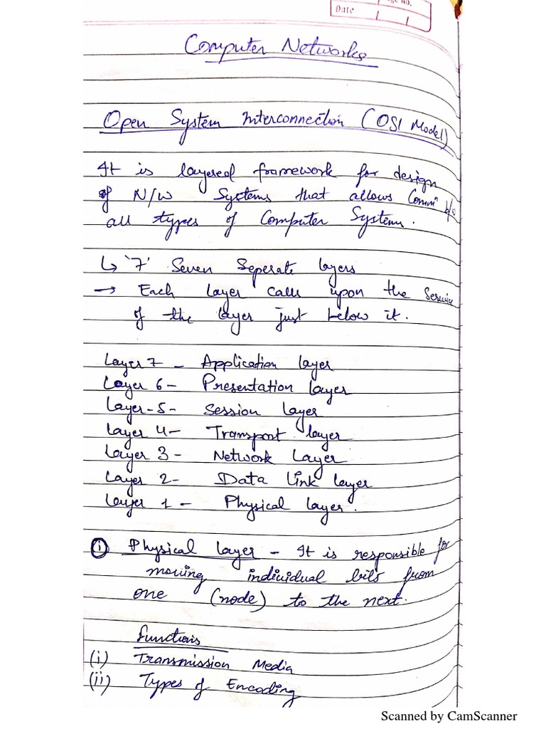 Computer Networks Unit 1-5 PDF | PDF