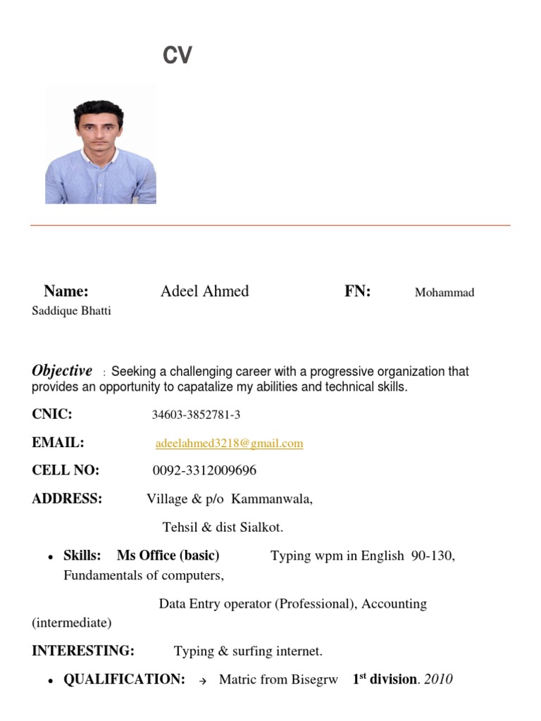 Name: Adeel Ahmed FN | PDF