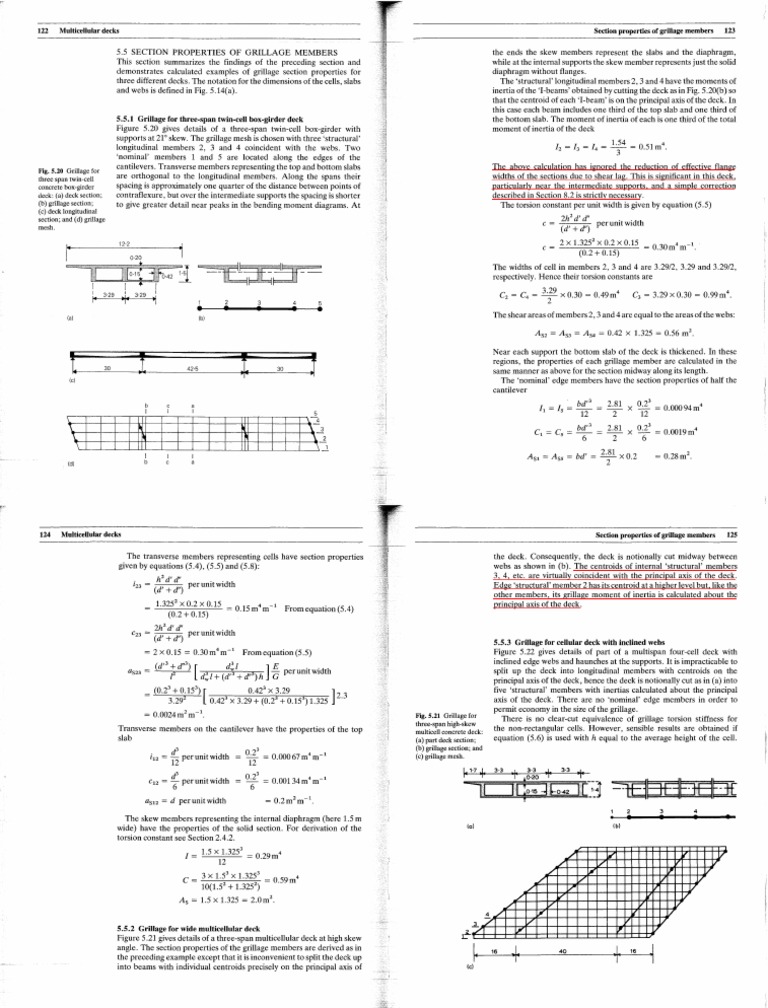Structural Grillage Analysis | PDF | Classical Mechanics | Mechanical ...
