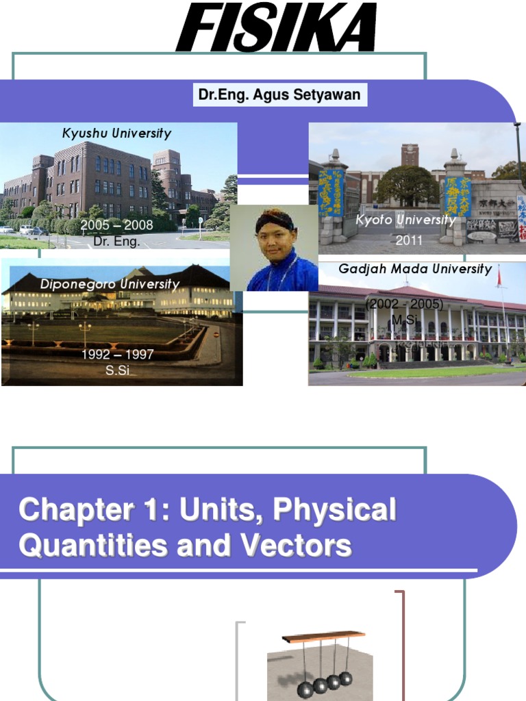 Units, Physical Quantities and Vectors | PDF | Euclidean Vector | Force