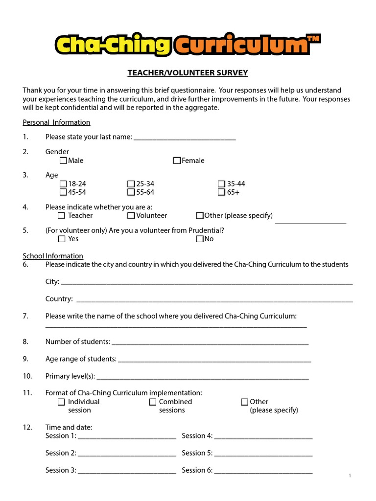 Teacher Survey 2019 PDF | PDF | Curriculum | Education Theory
