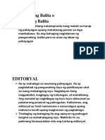 Bahagi NG Dyaryo | PDF