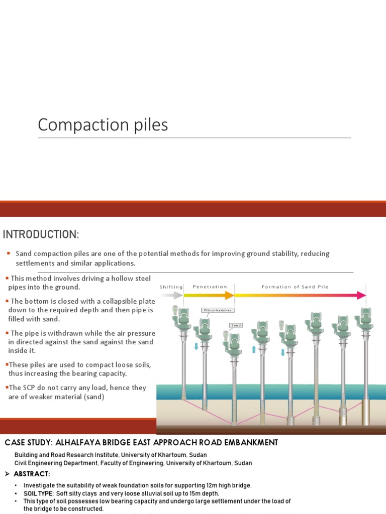 Compaction Piles | PDF | Deep Foundation | Geotechnical Engineering