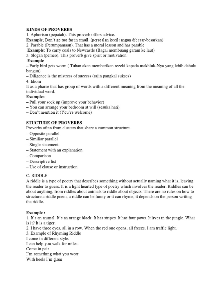 Listening Material Pdf Nature