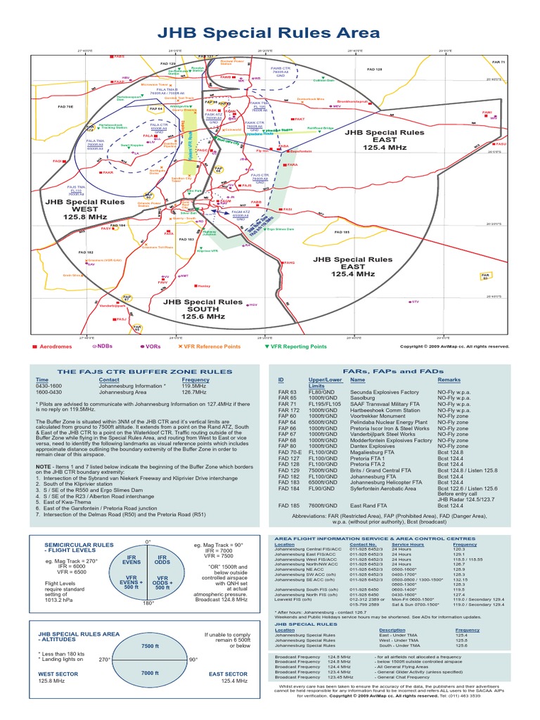 JHB Special Rules Area | PDF | Aeronautics | Aviation