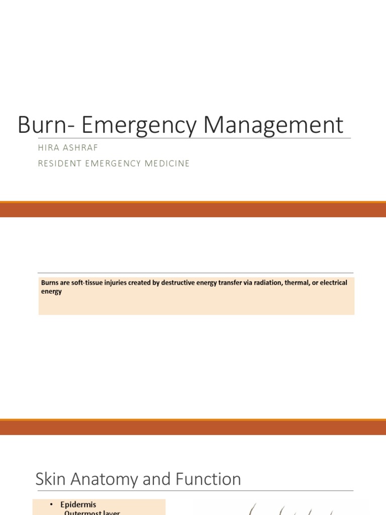 Burn - Emergency Management | PDF | Burn | Medical Specialties