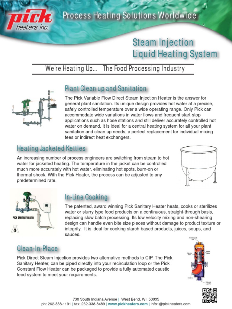 Steam Injection Liquid Heating System: Process Heating Solutions ...