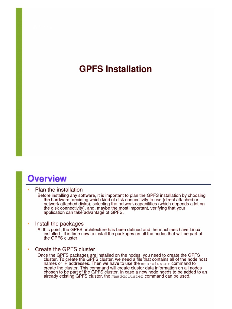Gpfs 513 | PDF
