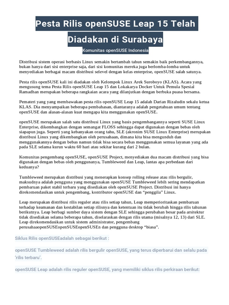 Memasang Mendeley Desktop Pada OpenSUSE Leap 42 | PDF