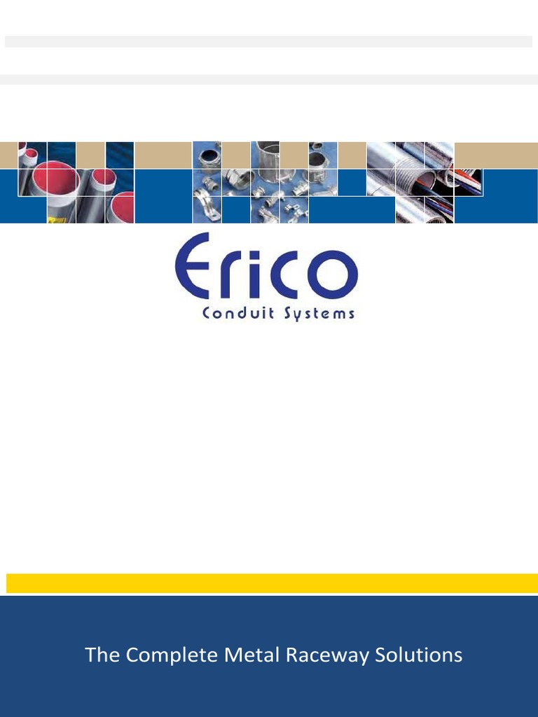 Erico Conduit Systems | PDF | Electrical Wiring | Building Technology