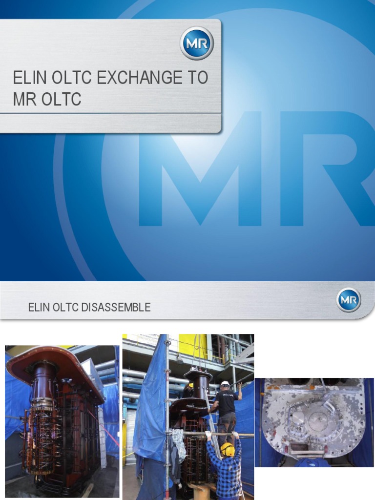 Elin OLTC Exchange To MR OLTC PDF | PDF
