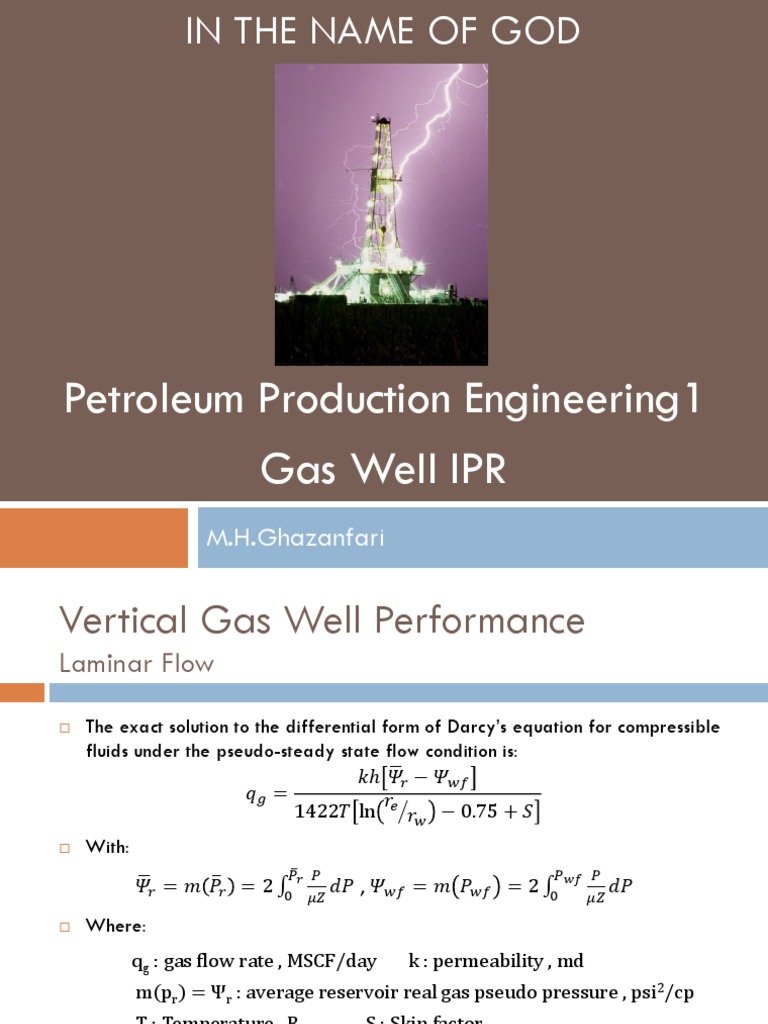 Gas Well IPR PDF | PDF | Fluid Dynamics | Pressure