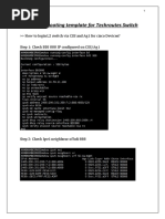 Basic Cisco Switch Configuration | PDF | Network Switch | Command Line Interface