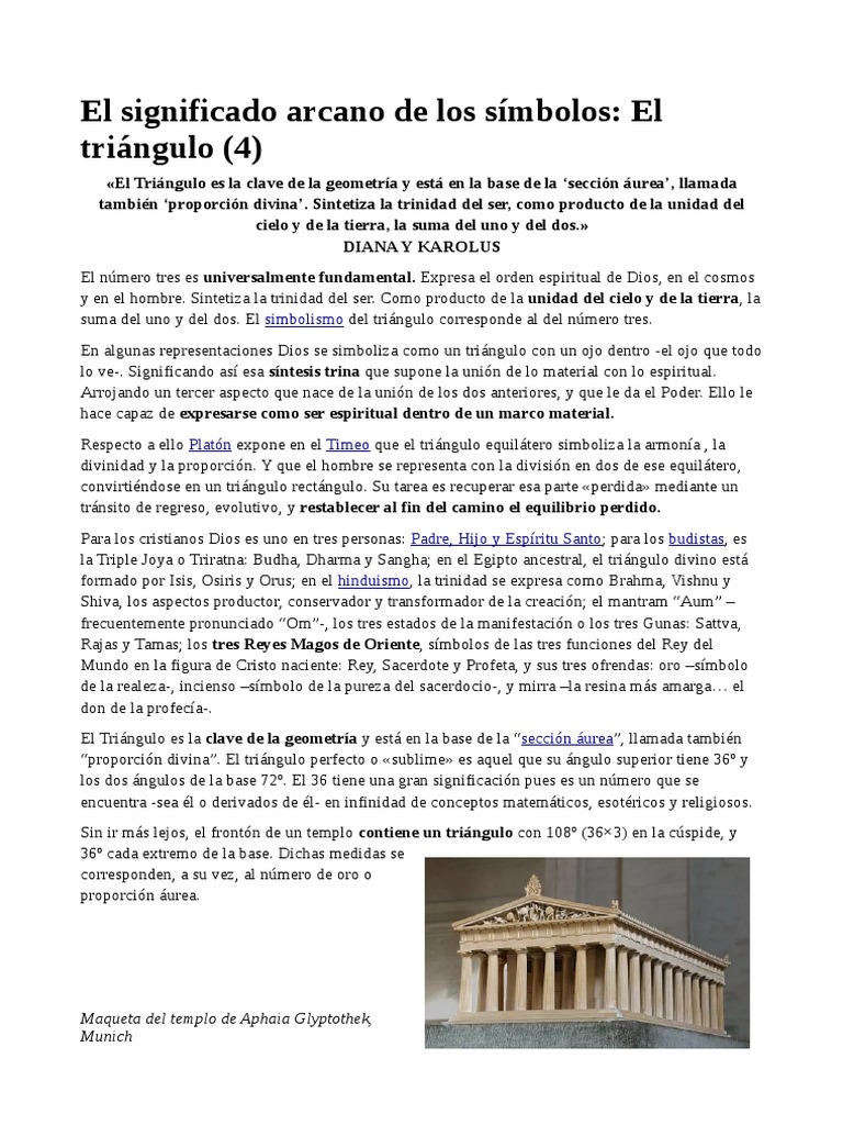 El Significado Arcano de Los Símbolos El Triángulo | Descargar gratis ...