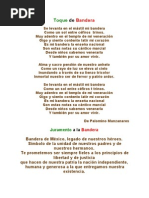 Letra Toque de Bandera | PDF