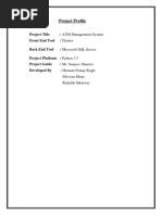 ATM Simulation Project Overview | PDF | Automated Teller Machine ...