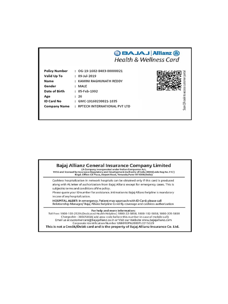 Health Id Card, KJH | PDF | Business