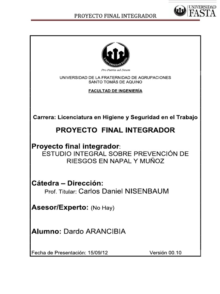 Proyecto Fin | PDF