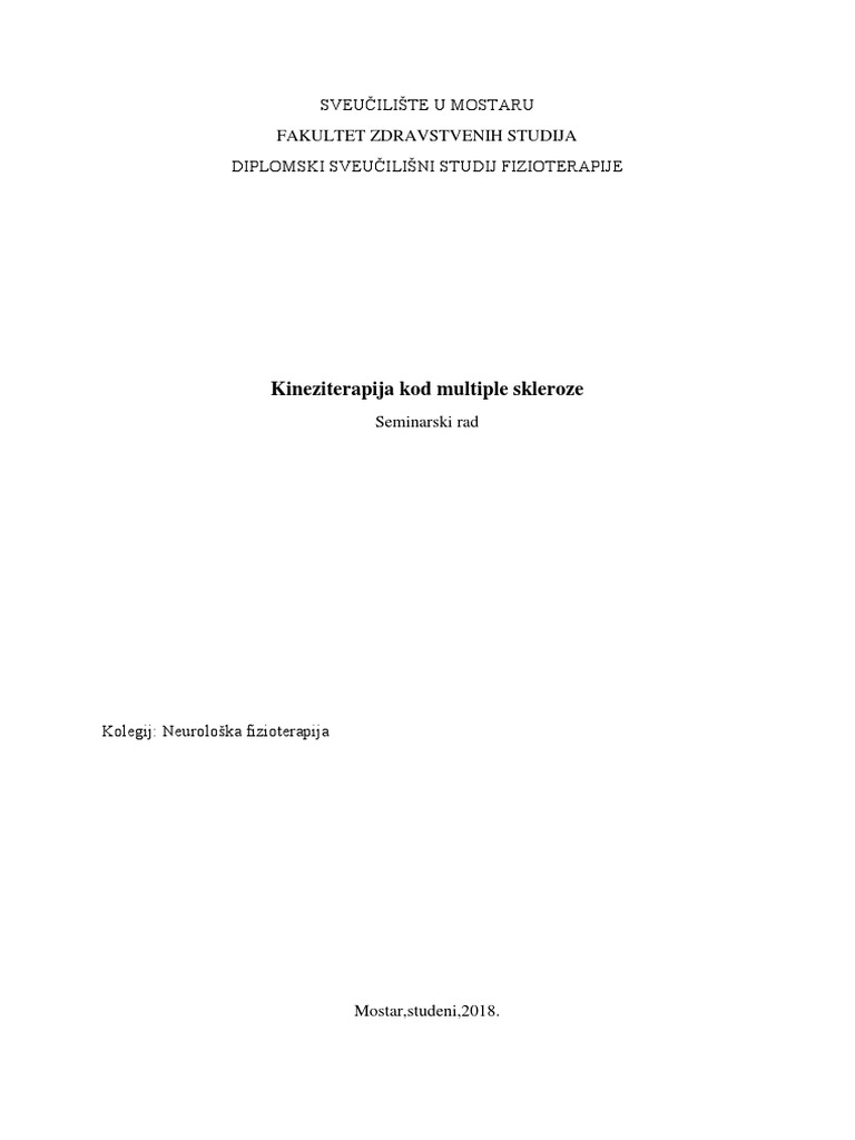 Primjer Seminara | PDF