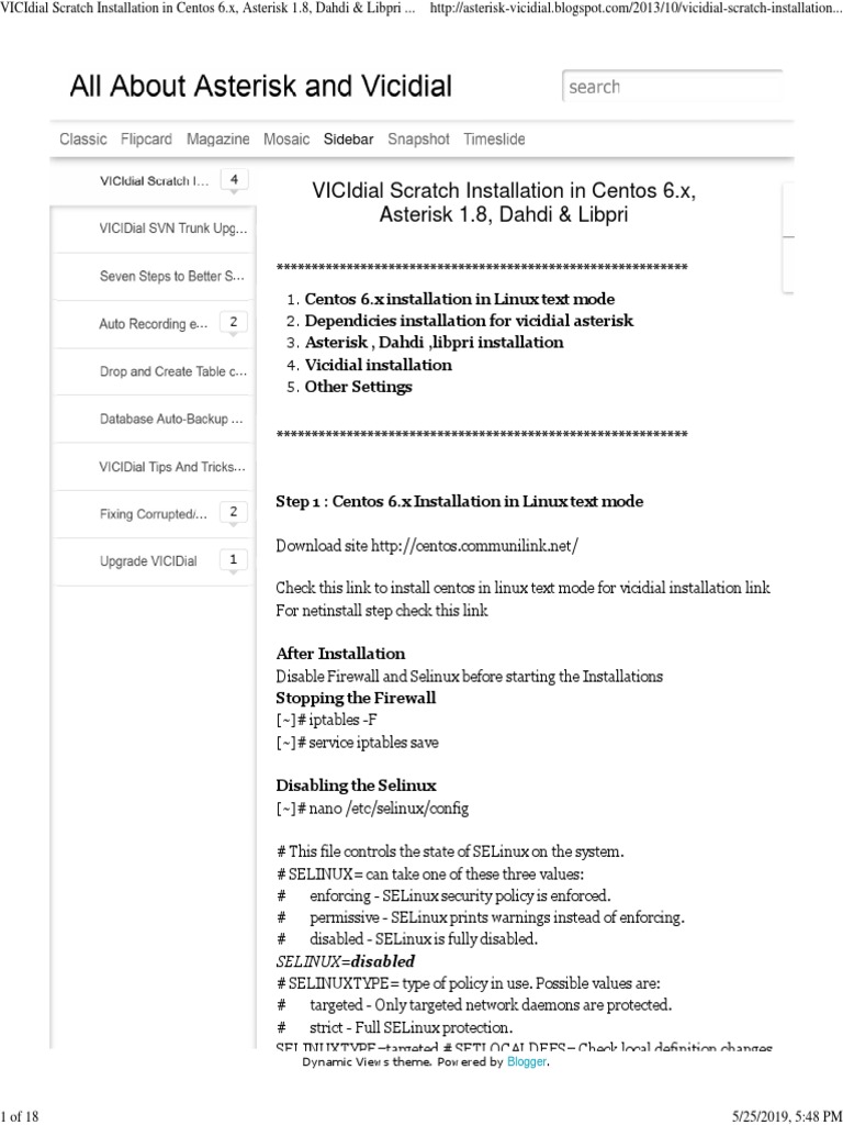 Vicidial | PDF | Php | Unix Software