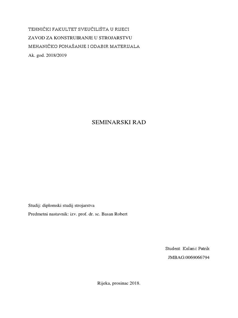 Svojstva Materijala | PDF