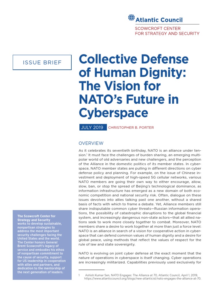 Collective Defense of Human Dignity: The Vision For NATO's Future in ...
