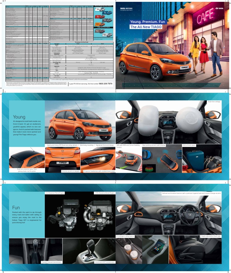Brochure Tiago | PDF | Trunk (Car) | Private Transport