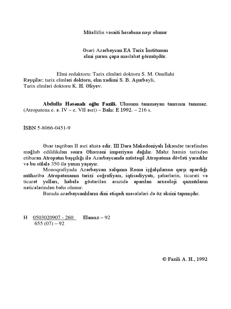 Atropatena E. Ə. IV - E. VII ƏSR | PDF