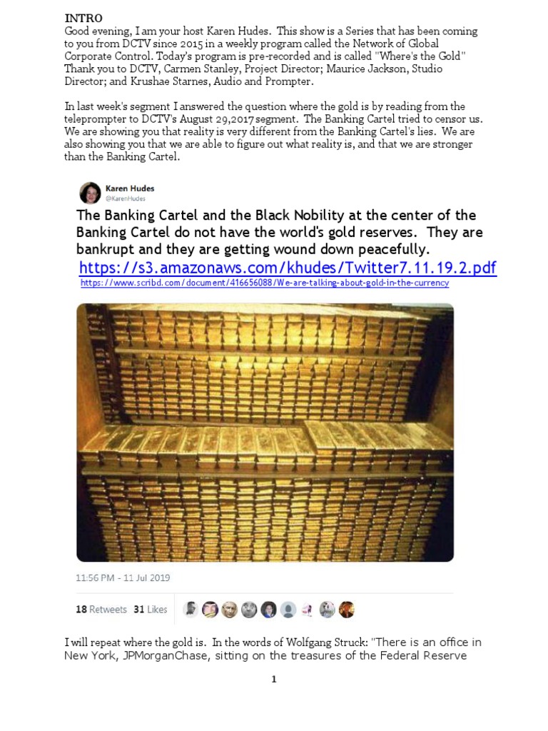 Where's The Gold | PDF | International Monetary Fund | World Bank